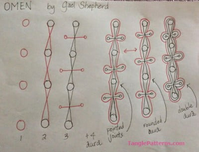 How to draw OMEN « TanglePatterns.com