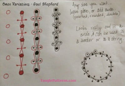 How to draw OMEN « TanglePatterns.com