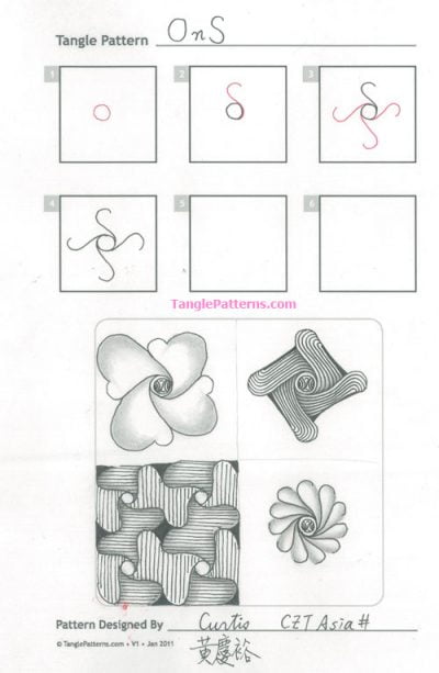 How to draw ONS « TanglePatterns.com