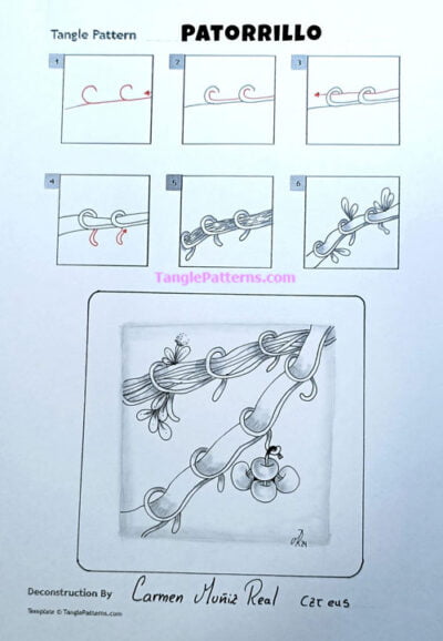 How to draw PATORRILLO « TanglePatterns.com