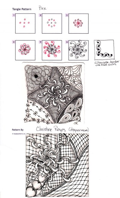 How to draw PAX « TanglePatterns.com