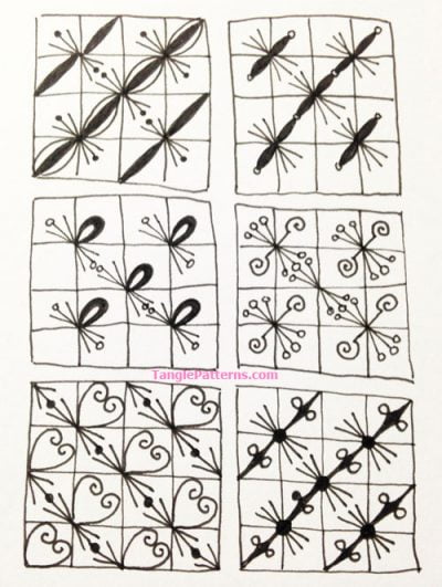 How to draw PEAOOO « TanglePatterns.com