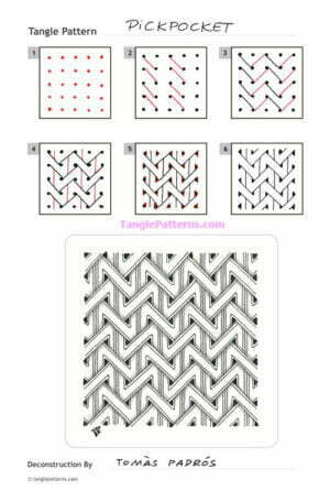 How to draw PICKPOCKET « TanglePatterns.com