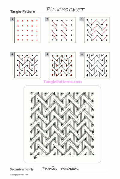 How to draw PICKPOCKET « TanglePatterns.com
