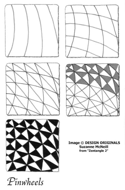 How to draw PINWHEELS « TanglePatterns.com
