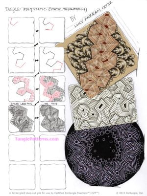 How to draw POLYSTATIC « TanglePatterns.com