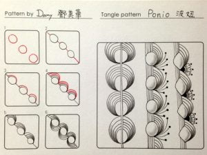 How to draw PONIO « TanglePatterns.com