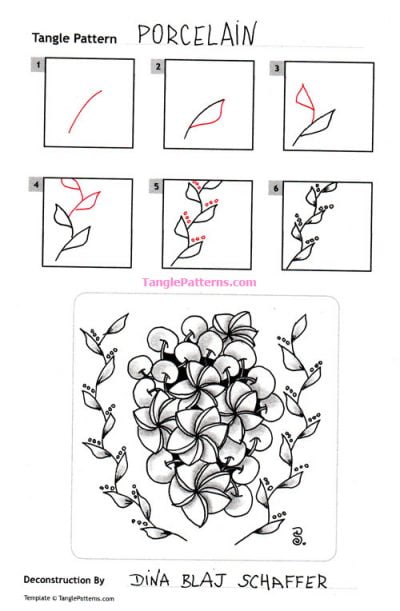 How to draw PORCELAIN « TanglePatterns.com