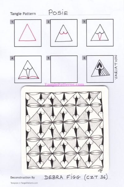 How to draw POSIE « TanglePatterns.com