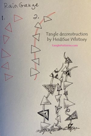 How to draw RAIN GAUGE « TanglePatterns.com