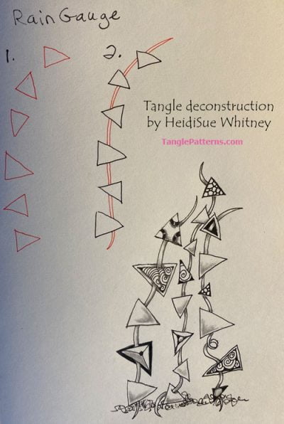 How to draw RAIN GAUGE « TanglePatterns.com