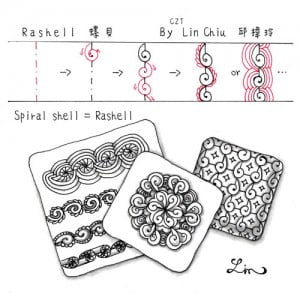 How to draw RASHELL « TanglePatterns.com