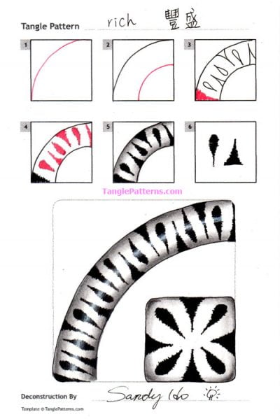 How to draw RICH « TanglePatterns.com