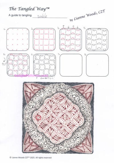 How to draw SABLE « TanglePatterns.com