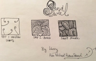 How to draw SAND SWIRL « TanglePatterns.com