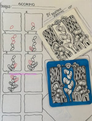 How to draw SCORPIO « TanglePatterns.com