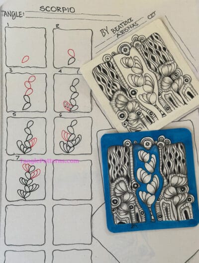 How to draw SCORPIO « TanglePatterns.com