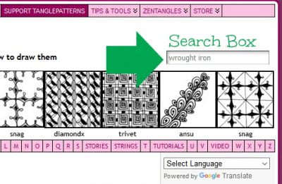 How to draw FORGE « TanglePatterns.com