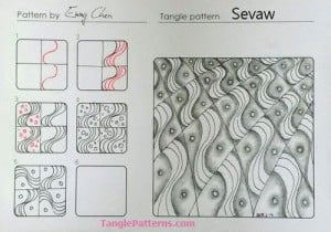 How to draw SEVAW « TanglePatterns.com