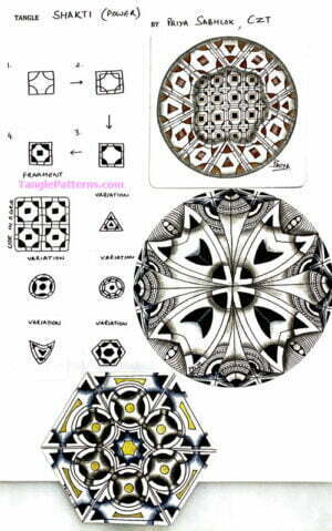 How to draw SHAKTI « TanglePatterns.com