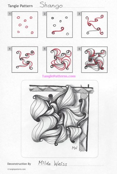 How to draw SHANGO « TanglePatterns.com