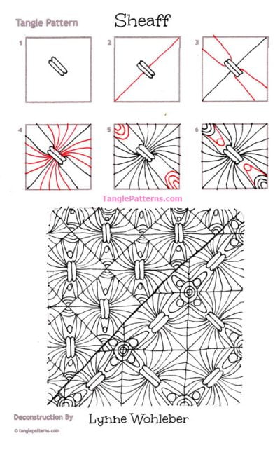 How to draw SHEAFF « TanglePatterns.com