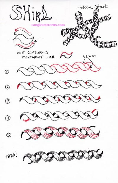 How to draw SHIRL « TanglePatterns.com