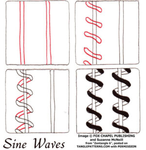 How to draw SINE WAVES « TanglePatterns.com