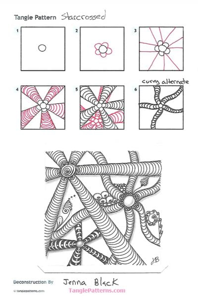 How to draw STARCROSSED « TanglePatterns.com