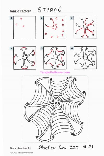 How to draw STERON « TanglePatterns.com