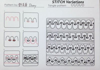 How to draw STITCH « TanglePatterns.com