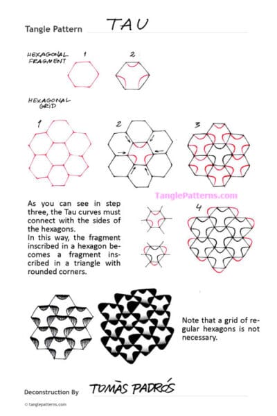 How to draw TAU « TanglePatterns.com