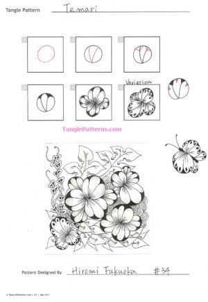 How to draw TEMARI « TanglePatterns.com