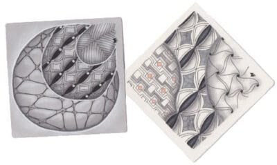 How to draw TIGER EYES « TanglePatterns.com