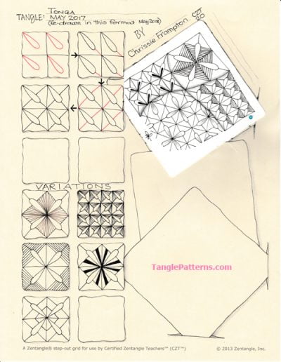 How to draw TONGA « TanglePatterns.com