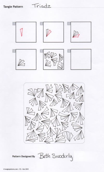 How to draw TRIADZ « TanglePatterns.com