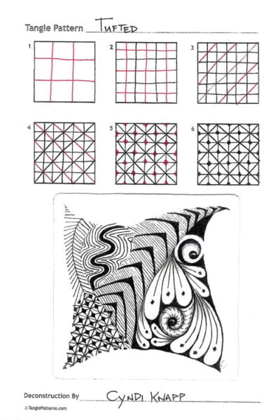 How to draw TUFTED « TanglePatterns.com