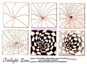 How to draw TWILIGHT ZONE « TanglePatterns.com
