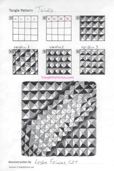 How to draw TWINKLE « TanglePatterns.com
