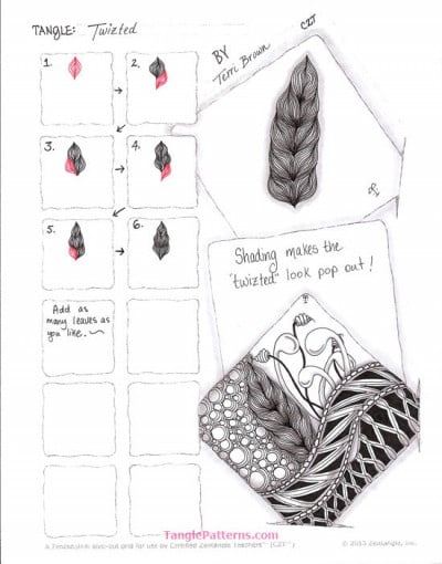 How to draw TWIZTED « TanglePatterns.com