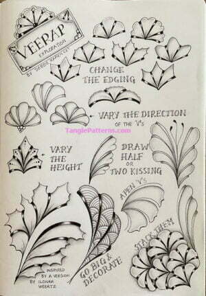 How to draw VEERAP « TanglePatterns.com