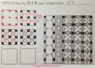 How to draw W3 « TanglePatterns.com