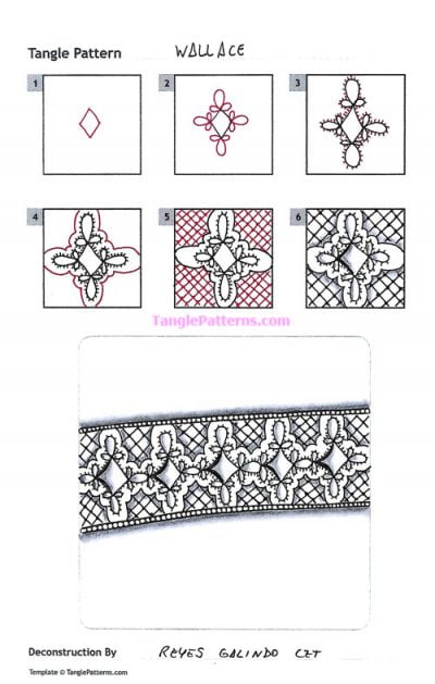 How to draw WALLACE « TanglePatterns.com