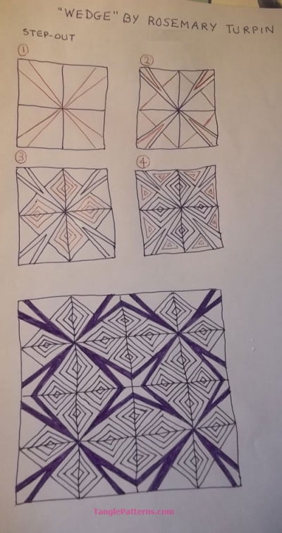How to draw WEDGE « TanglePatterns.com