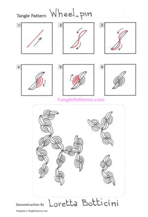 How to draw WHEEL-PIN « TanglePatterns.com