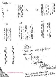 How to draw WIFFLES « TanglePatterns.com