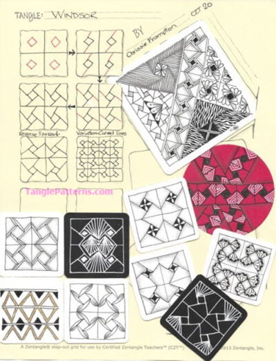 How to draw WINDSOR « TanglePatterns.com