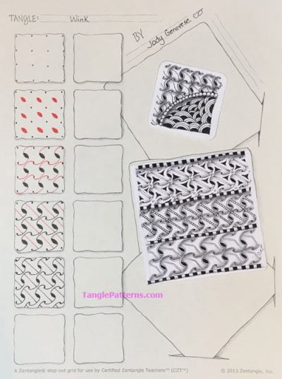 How to draw WINK « TanglePatterns.com