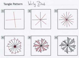 How to draw WIRLY BIRD « TanglePatterns.com