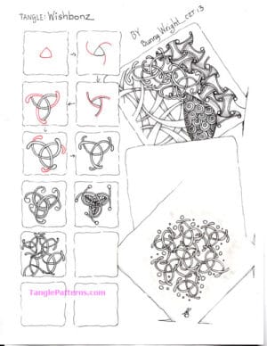 How to draw WISHBONZ « TanglePatterns.com